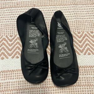 ROLLA'S | Shoes | Nwot Rollasole Back To Black Fold Up Ballet Flats ...